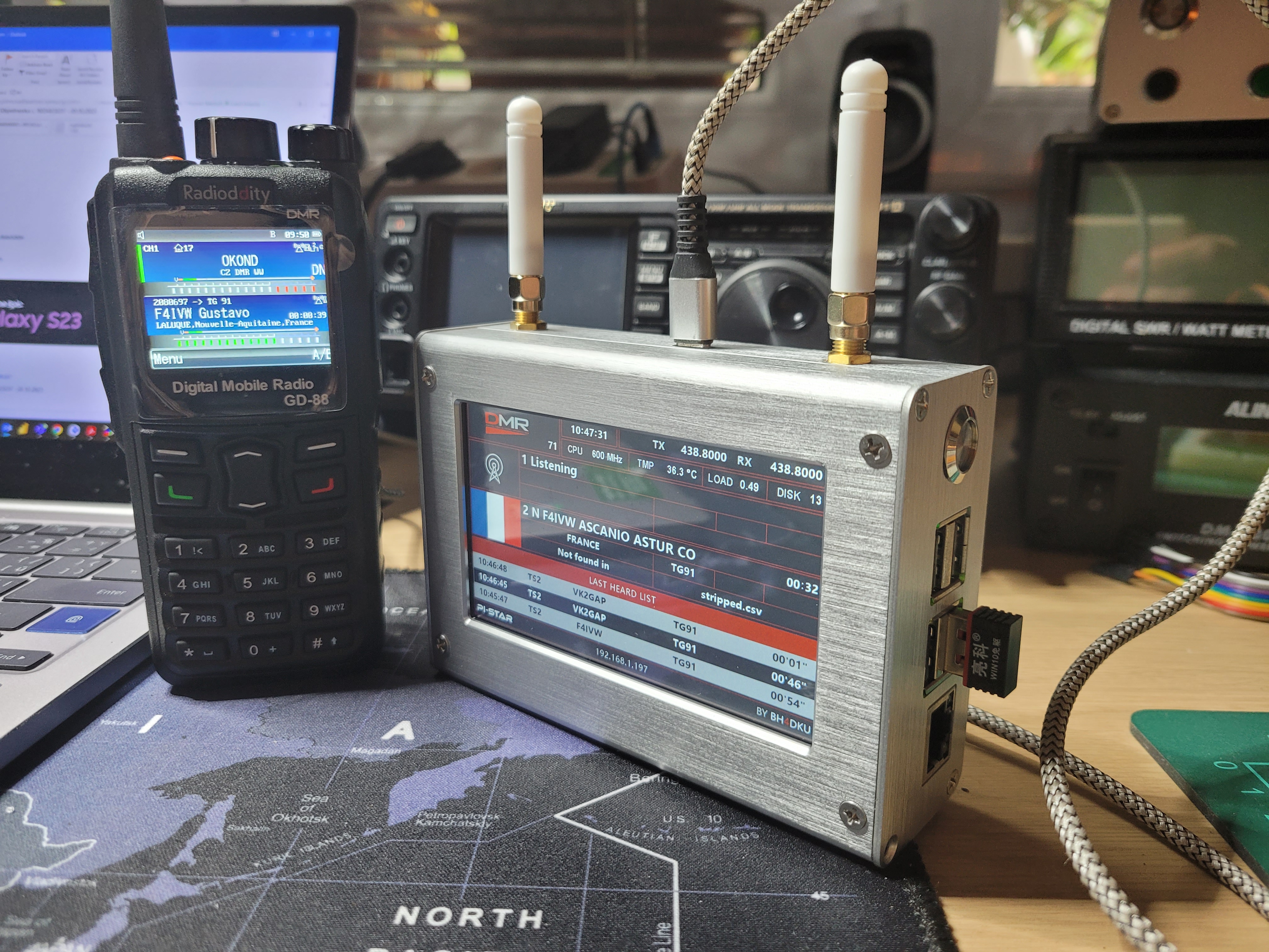 Duplex MMDVM Hotspot Support C4FM/DMR/DSTAR P25 With Raspberry Pi 2B ...